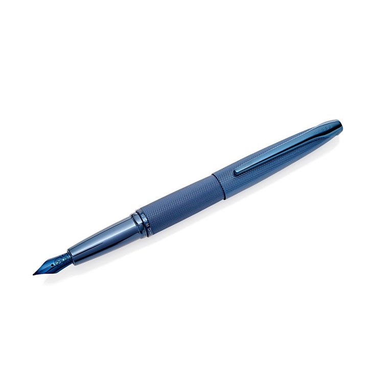 Cross 886-45MJ ATX Dark Blue PVD Fountain Pen - A2193 | F.Hinds Jewellers