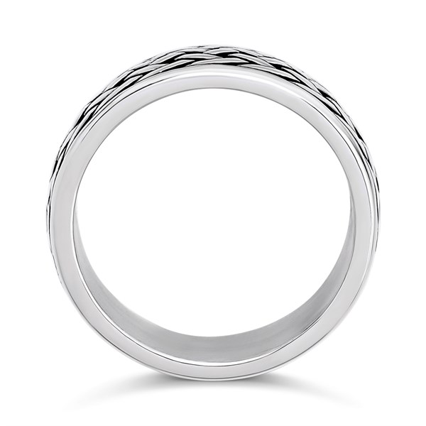 Joseph & George Stainless Steel Celtic Weave Pattern Ring - A3445 | F ...