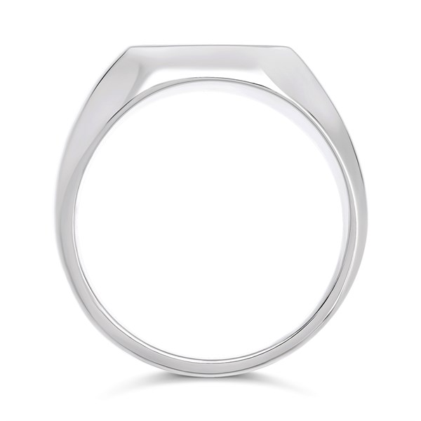 Joseph & George Stainless Steel Signet Ring - A3451 | F.Hinds Jewellers
