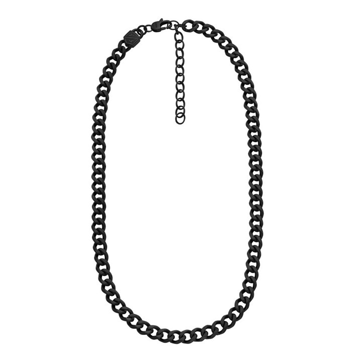 Fossil JF04613001 Black Stainless Steel Chain - A97137 | F.Hinds Jewellers