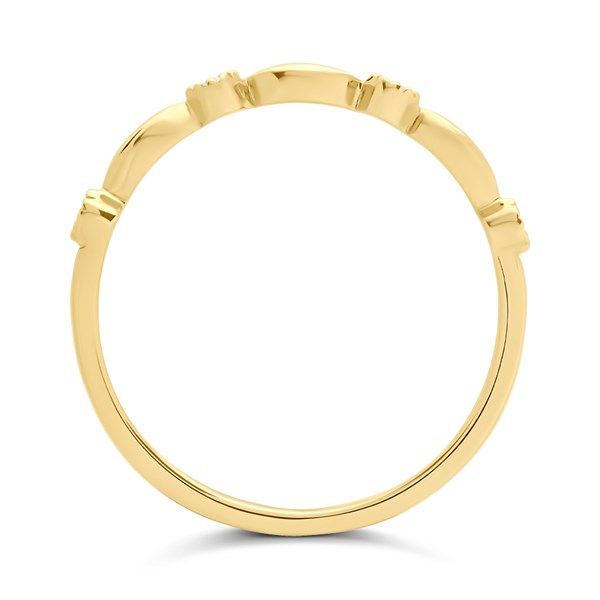 9ct Gold Diamond Band Ring - 5pts - D5820-N | F.Hinds Jewellers