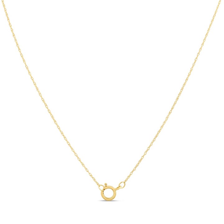9ct Diamond-Set Open Rectangle Necklace - D97142 | F.Hinds Jewellers