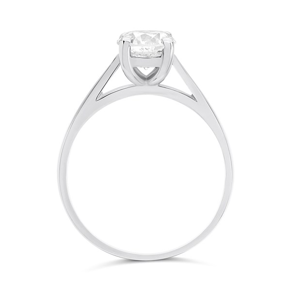 Platinum Diamond Solitaire Engagement Ring - 1.32ct - I/I1 - H1369 | F ...