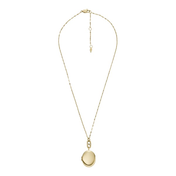 Fossil JF04426710 Yellow IP Stainless Steel Locket - J49321 | F.Hinds ...