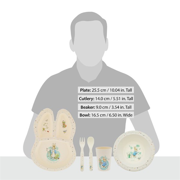 Beatrix Potter A30633 Peter Rabbit Dinner Set - P87117 | F.Hinds Jewellers
