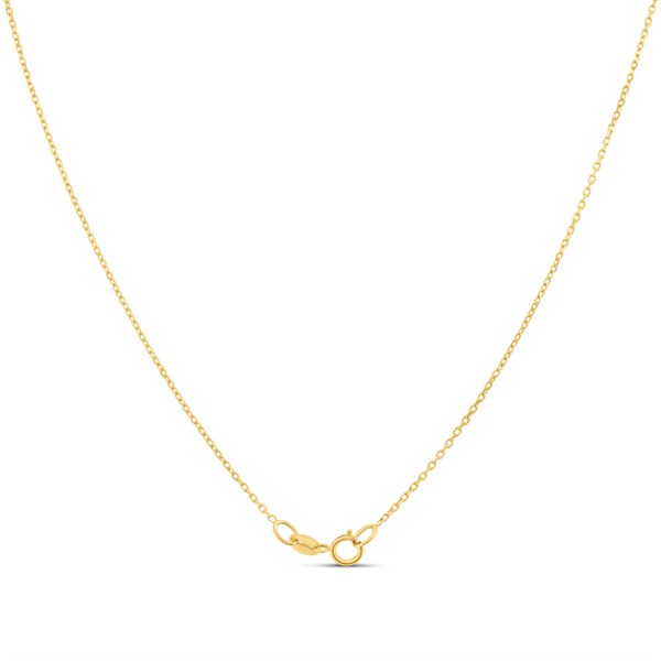 9ct Gold 20in Diamond Cut Solid Trace Chain - R9489 | F.Hinds Jewellers