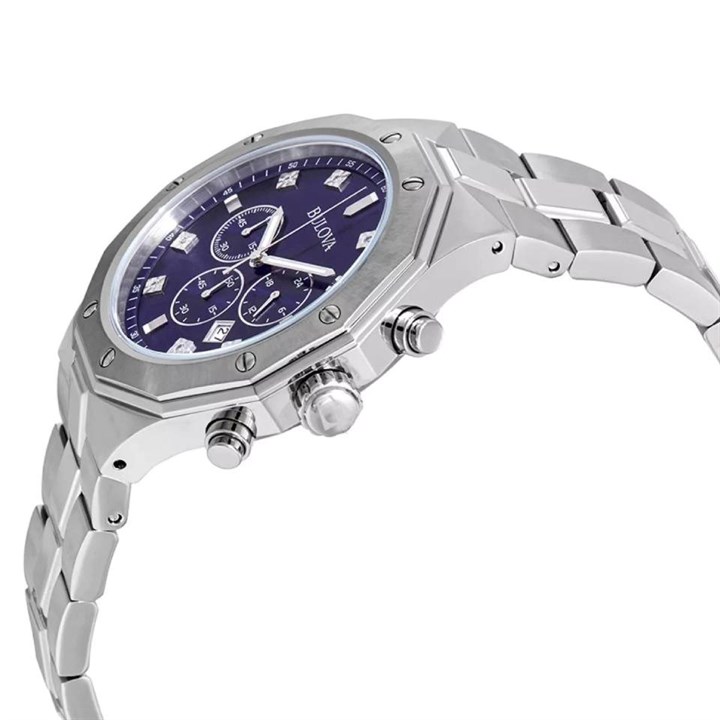 Bulova 96D138 Diamond Chronograph Bracelet Watch - W09331 | F.Hinds ...