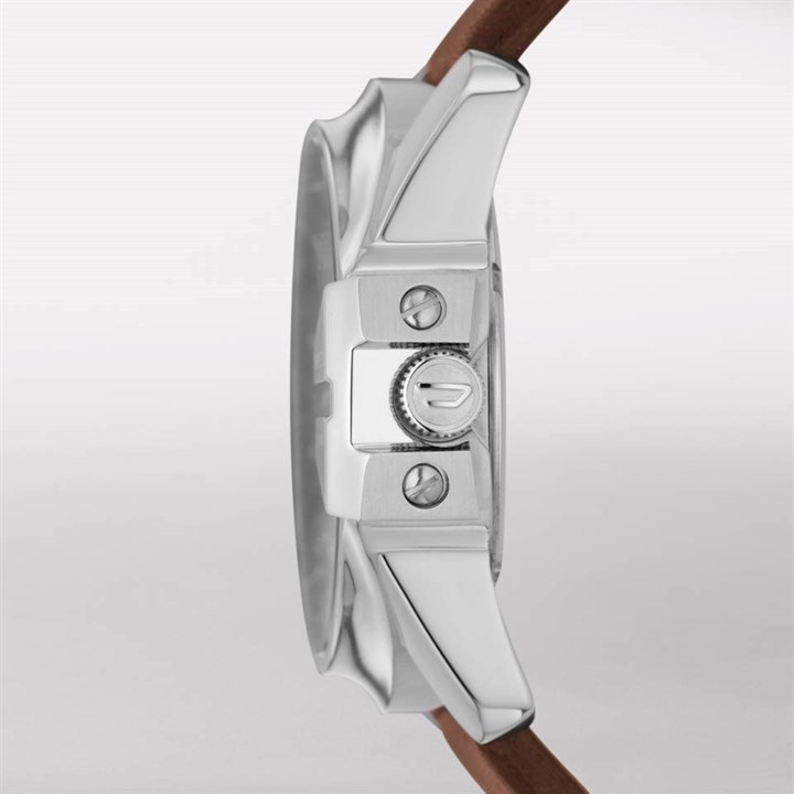 Diesel DZ1206 Master Chief Brown Strap Watch - W11209 | F.Hinds Jewellers