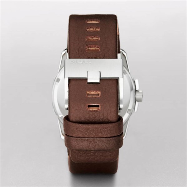 Diesel DZ1206 Master Chief Brown Strap Watch - W11209 | F.Hinds Jewellers