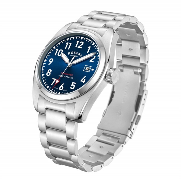 Rotary GB05470/52 Commando Automatic Bracelet Watch - W13205 | F.Hinds ...