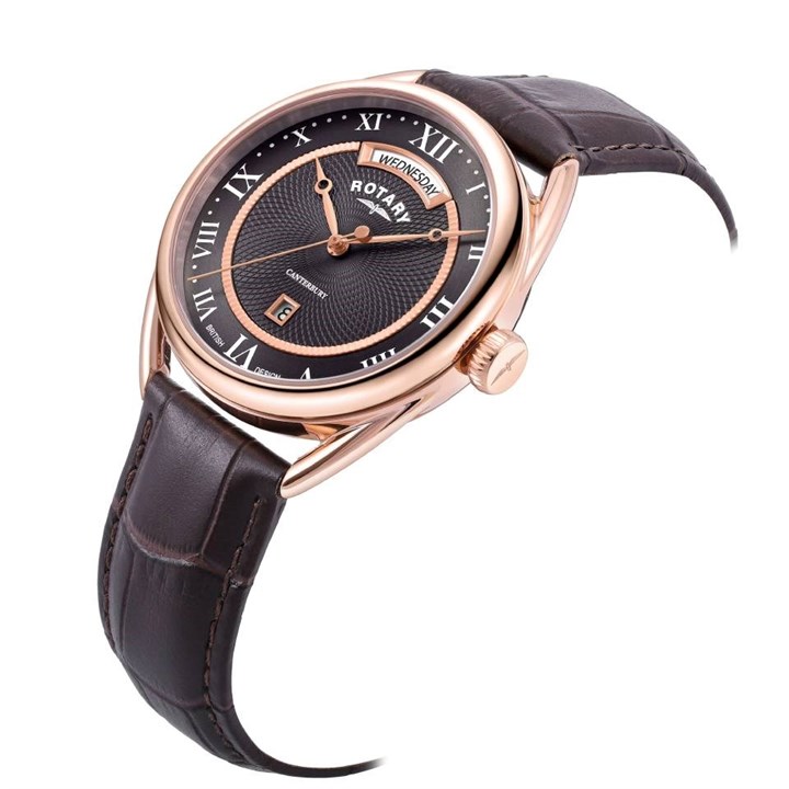 Rotary GS05534/74 Canterbury Brown Leather Strap Watch - W13223 | F ...