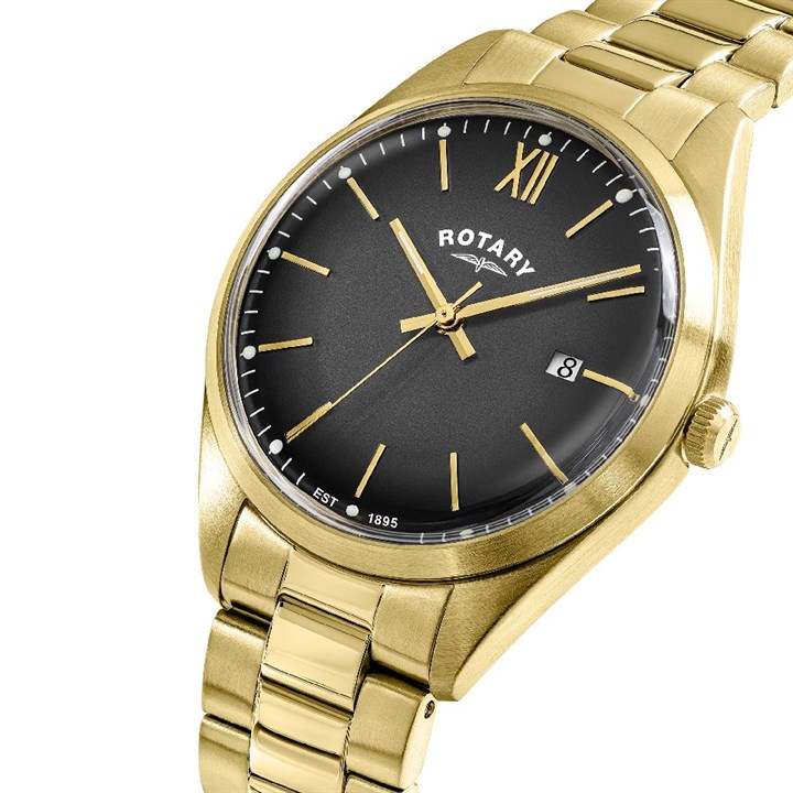 Rotary RGB10003/74 Heritage Gold Tone Bracelet Watch - W13299 | F.Hinds ...