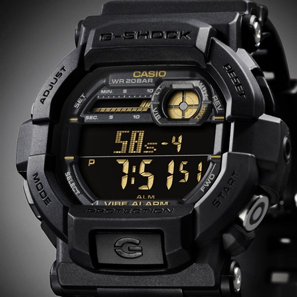 Casio G-Shock GD-350-1BER Multifunction Black Strap Watch - W17356 | F ...