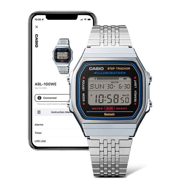 Casio Vintage ABL-100WE-1AEF Bluetooth Step Tracker Watch - W17534 | F ...