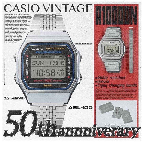 Casio Vintage ABL-100WE-1AEF Bluetooth Step Tracker Watch - W17534 | F ...