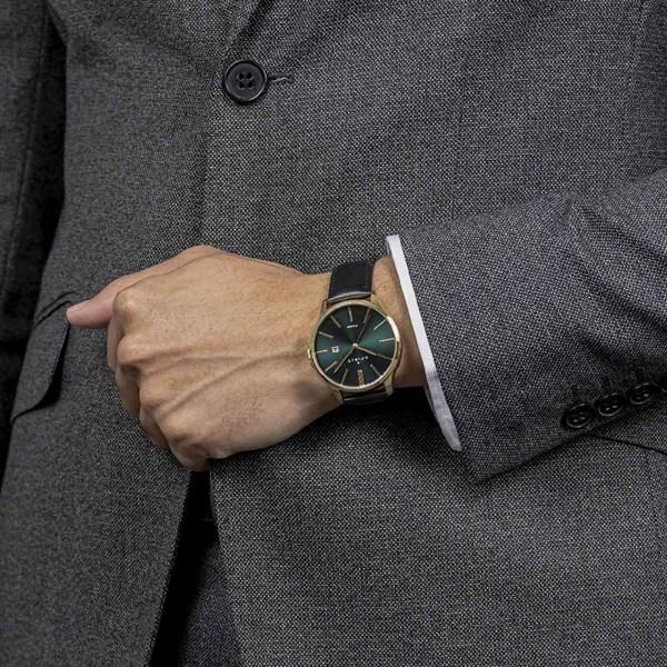 Spirit SP1010 Black Leather Strap Watch - W27133 | F.Hinds Jewellers