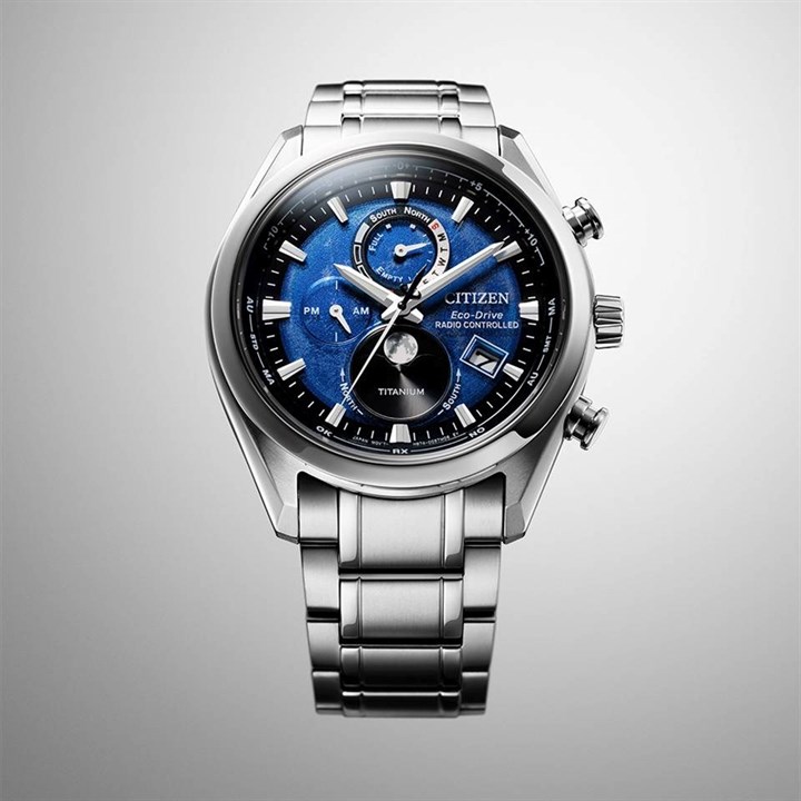 Citizen BY1010-57L Super Titanium™ 'Tsuki-Yomi' Moon Phase Watch ...