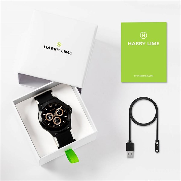 Harry Lime HA07-2002 Black Lime Black Strap Smartwatch - W47229 | F ...