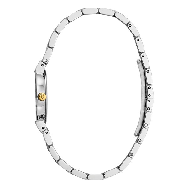 Bulova 98P157 Diamonds Two Tone Bracelet Watch - W83104 | F.Hinds Jewellers