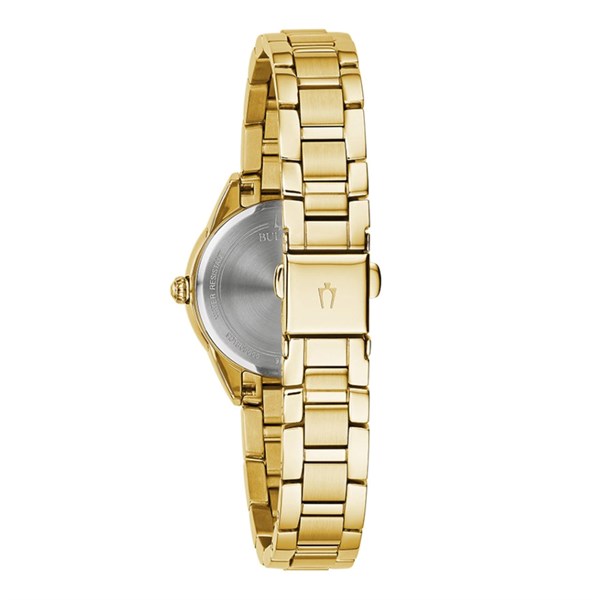 Bulova Sutton 97P150 Gold Tone Bracelet Watch - W83144 | F.Hinds Jewellers