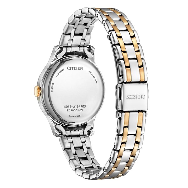 Citizen EM0897-51Y Eco-Drive Two Tone Bracelet Watch - W9190 | F.Hinds ...
