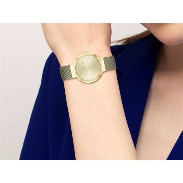Tommy Hilfiger 1782487 Gold Plated Mesh Bracelet Watch - W95275 | F ...