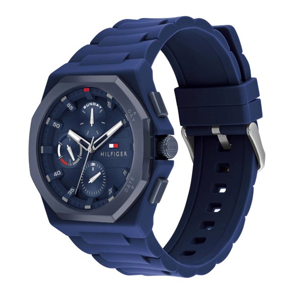 Tommy Hilfiger 1792122 Blue Silicone Strap Watch - W95335 | F.Hinds ...