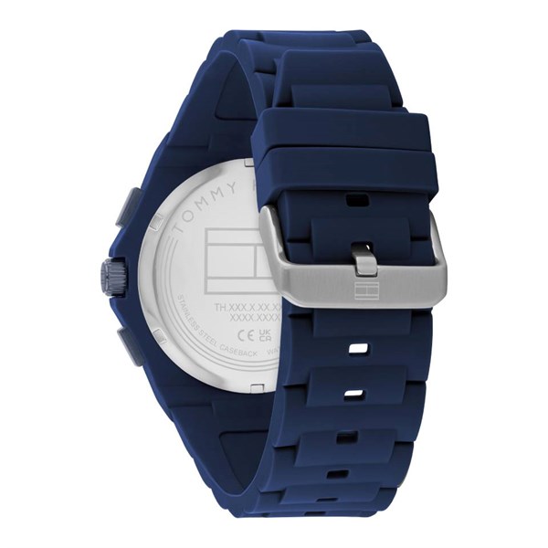 Tommy Hilfiger 1792122 Blue Silicone Strap Watch - W95335 | F.Hinds ...