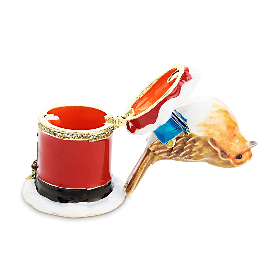 Craycombe Trinkets Robin On Post Box Trinket Box - P1305 | F.Hinds ...