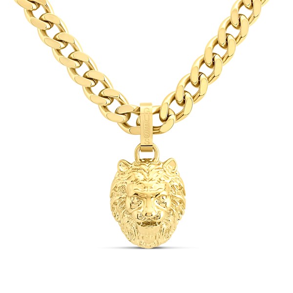Guess JUMN01301JWYGT/U Gold Tone Lion Chain - A9309 | F.Hinds Jewellers