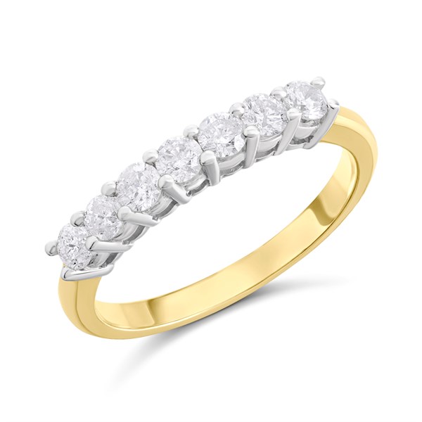 9ct Gold Diamond Eternity Ring - 1/2ct - D80135 | F.Hinds Jewellers