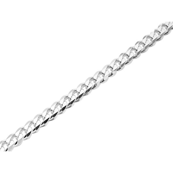 Silver 9mm Wide Curb Chain - 20in - F9040 | F.Hinds Jewellers