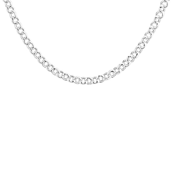 Silver Round Belcher Chain - 20in - F9132 | F.Hinds Jewellers
