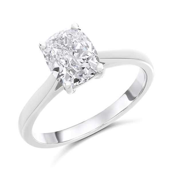 Platinum Diamond Solitaire Engagement Ring - 2.06ct - F/I2 - H2042 | F ...