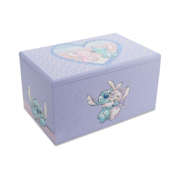 Stitch And Angel Wooden Jewellery Box - P56194 | F.Hinds Jewellers