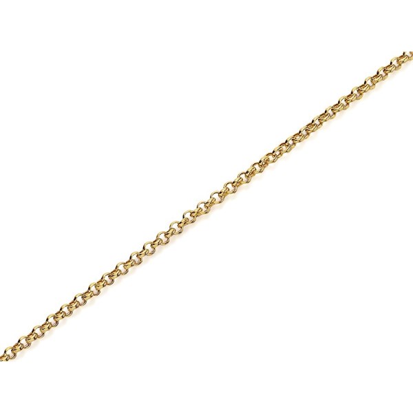 9ct Gold 1mm Wide Round Hollow Belcher Chain - 22in - R9843 | F.Hinds ...