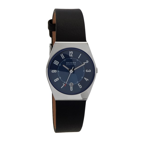 Skagen SKW3036 Grenen Lille Black Leather Strap Watch - W06272 | F ...