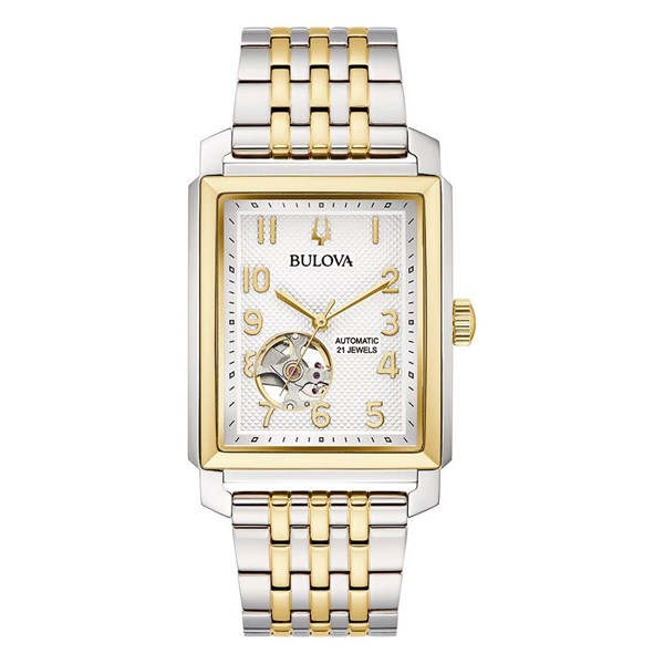 Bulova Sutton 98A308 Automatic Two Tone Bracelet Watch - W09316 | F ...