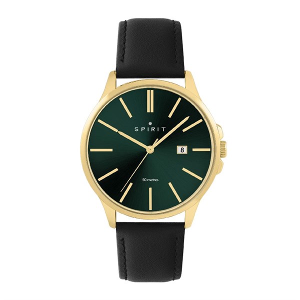 Spirit SP1010 Black Leather Strap Watch - W27133 | F.Hinds Jewellers